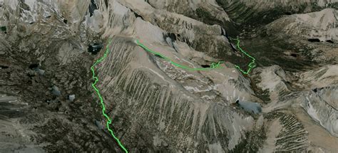 Mono Creek Trail To Third Recess Lake California 3 Reviews Map