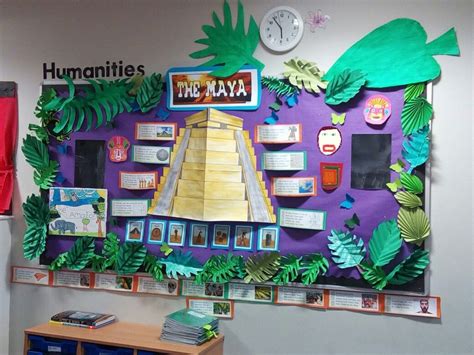 Mayan Display Creative School Project Ideas Ancient Maya Art Maya Art