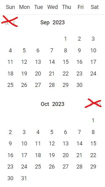 programmatically trigger next previous icon button to view date · ant