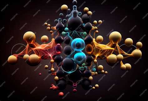 Premium Photo Ai Generative Science Molecule Model Structure Business Teamwork Concept