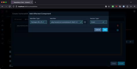 Private Vulnerability Repository Dependency Track