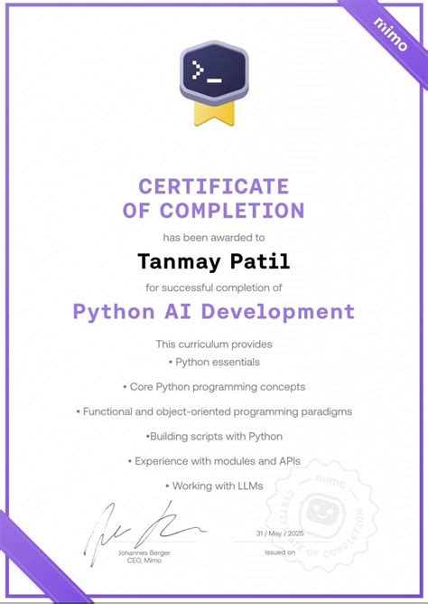 Python Ai Softwareengineering Mimo Backenddevelopment Apis Llms Techcareer