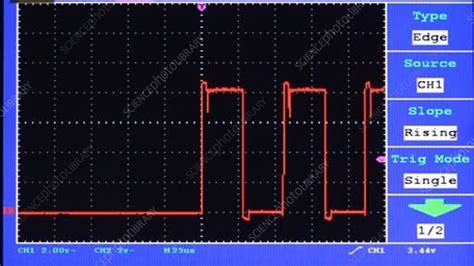 Oscilloscope Screen Stock Video Clip K007 7982 Science Photo Library