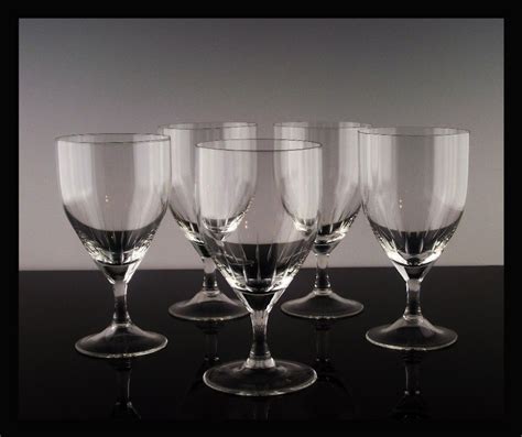 West German Crystal Wine Glasses Ca 1970 80 From Its A Basketcase On Ruby Lane