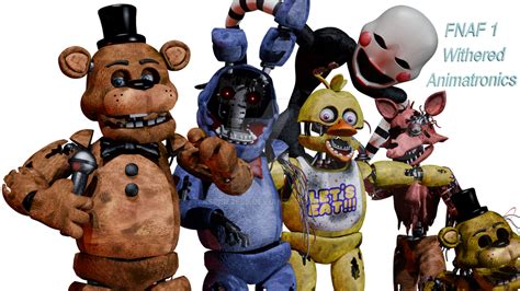 Fnaf 1 Withered Animatronics Blender Download By Aspire2669 On Deviantart