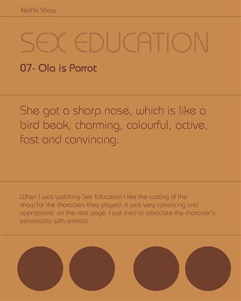 Sex Education Show Analysis On Behance