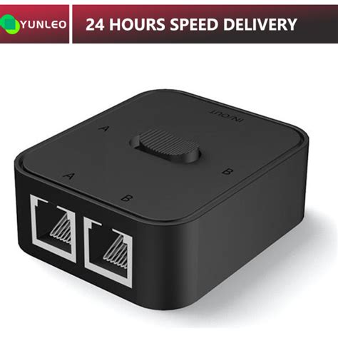 2 Port Gigabit Network Switcher Lan High Performance Ethernet Smart Switch 1000mbps Rj45