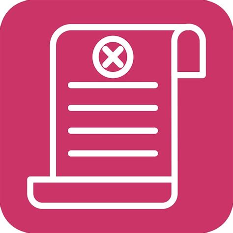 Premium Vector Vector Design Failure Icon Style