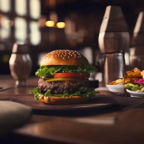 Premium Ai Image Photo Delicious Burger