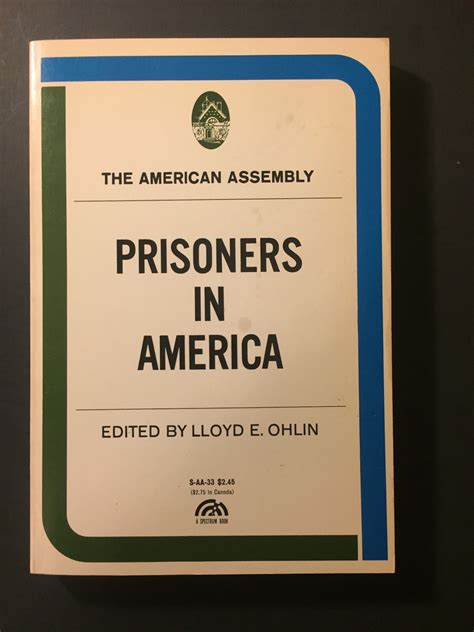 Prisoners In America Lloyd E Ohlin Paperback Ebay