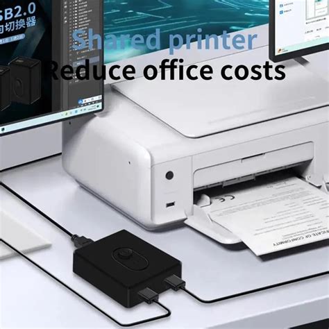 Usb 3 0 Switch Selector Kvm Switch 2 In 1 Out Usb Switch Usb 2 0 Two Way Sharer For Printer