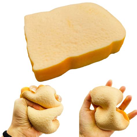 Toast Sliced Bread Stress Toy Bread Shape Squishes Toy Sensory Fidget