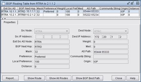 BGP Routing Table Juniper Networks