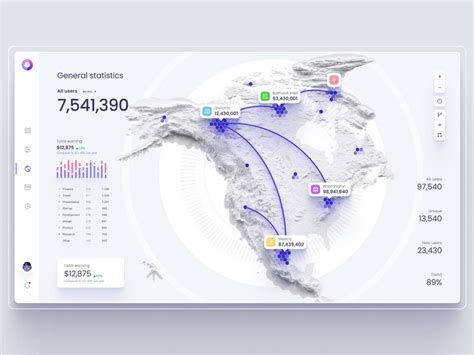Orion Ui Kit Data Map Visualisation