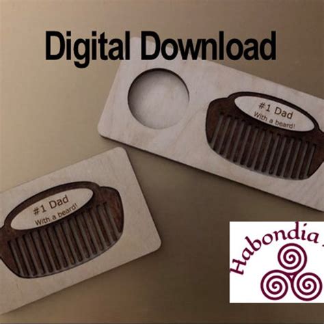 Beard Comb Svg Files Etsy