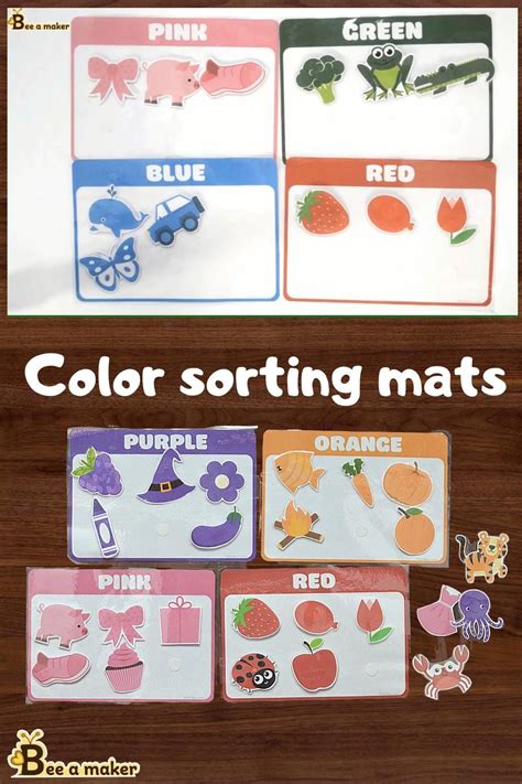 Match Colors Or Color Sorting Mats Artofit