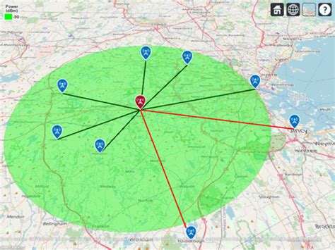 Visualize Antenna Coverage Map And Communication Links Matlab And Simulink