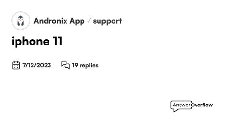 Iphone 11 Andronix App