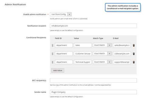 Magento Contact Form Extension Plugin Company