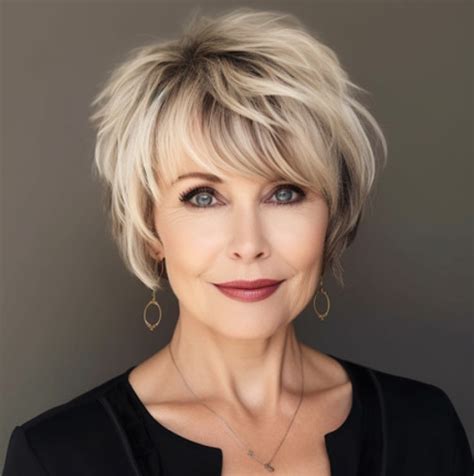 Ласкателни прически за жени над 50 СНИМКИ За Жената