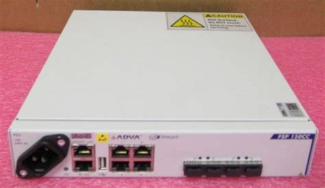 Adva Fsp150cc Optical Fibre Access Switch 4x 1000base T 1000base X 4034518001