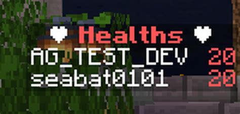 Health Indicator Now With Mobs Minecraft Data Pack