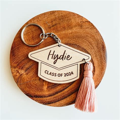 Class Of 2024 Keychain Graduation Keychain Grad Keychain Custom