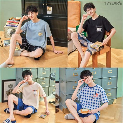 [พร้อมส่ง] ชุดนอนชาย แขนสั้น ขาสั้น ไซส์ใหญ่ ชุดนอนผู้ชาย ผ้านิ่ม ใส่สบาย มีกระเป๋ากางเกง