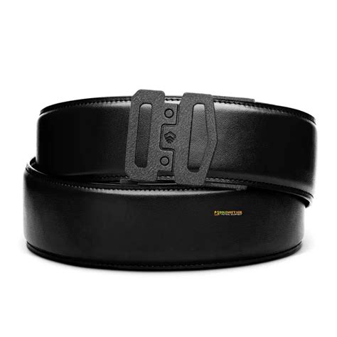 Kore Essentials G1 Buckle Black Leather Garrison Gun Belt 175