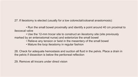 Laparoscopic Low Anterior Resectionpptx