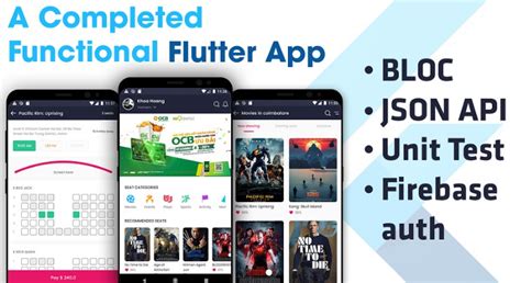 A Completed Functional Flutter App Findseat Bloc Json Api Unit Test Firebase Auth