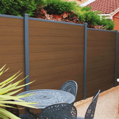 Brown Cedar Bolt Down Fence Kit Hardy Landscaping