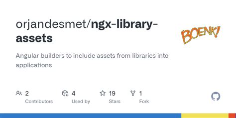 Github Orjandesmet Ngx Library Assets Angular Builders To Include Assets From Libraries Into