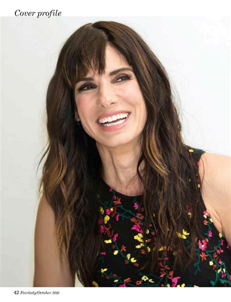 Sexy Beautiful Babes Sandra Bullock Fairlady Magazine October Issue