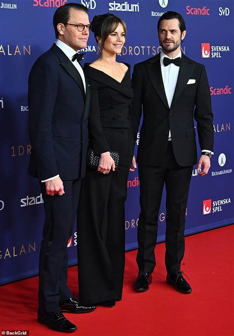 Ok შვედეთის პრინცესა სოფია Swedish Sports ის დაჯილდოების წითელ