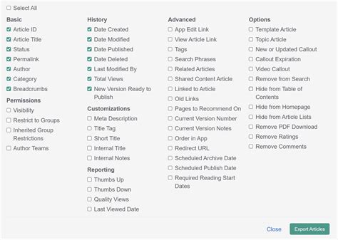 Generate Your Csv Export