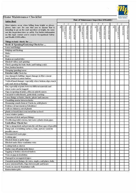 Building Maintenance Schedule Lovely Building Maintenance Schedule