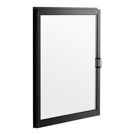Avantco 19386364 Black Right Glass Door Assembly For Bcfd 60 And Bcf 60 Hc