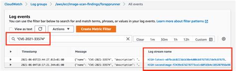 Logging Image Scan Findings From Amazon Ecr In Cloudwatch Using An Aws Lambda Function Containers