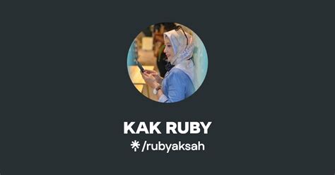KAK RUBY Instagram Facebook TikTok Linktree