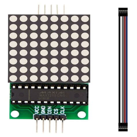 Max7219 Dot Led Matrix Module With Cable Maamoon Est Electronics Online Store Egypt
