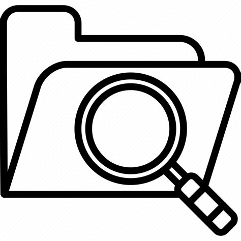 Folder Search Document Extension File Format Paper Icon Download On Iconfinder
