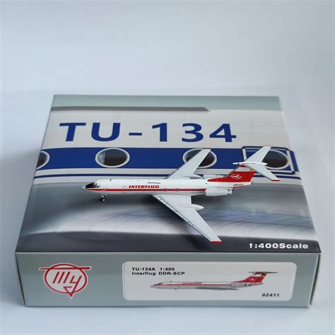Panda Models 1 400 Interflug Ddr Scp Tupolev Tu 134a Bedfordshire Diecast Aviation Model