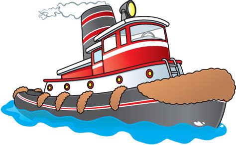 Cartoon Tugboat Clipart Panda Free Clipart Images