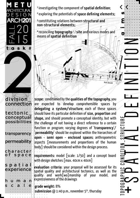 Metu Arch 201 Components Task 2 “spatial Definition” Metu Arch 201 Components Task 2 “spatial Definition”