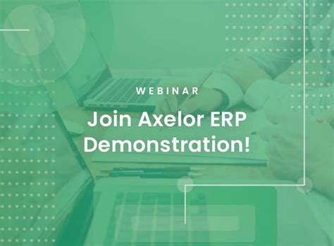 Axelor Erp Demonstration November