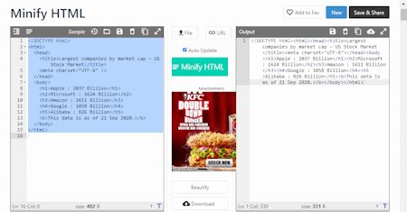 10 Best Free HTML Compress Online Services