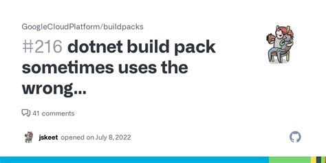 dotnet build pack sometimes uses the wrong runtimeconfig json · issue