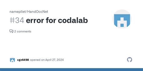 Error For Codalab · Issue 34 · Namepllethandoccnet · Github