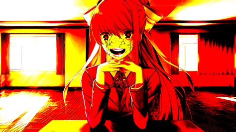 Изображение Jumpscare From Monikas Endingpng Doki Doki Literature